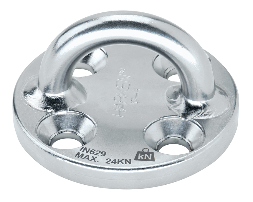 95 mm Stainless Steel Round Standard Padeye | Harken Safety & Rescue