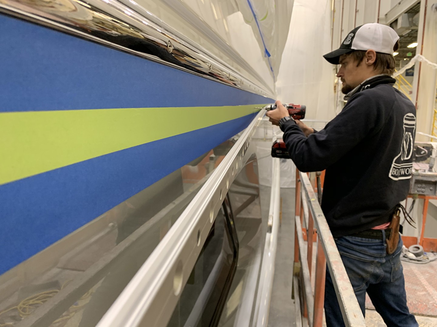 Harken Safety & Rescue | SD Boatworks, Access Rail a bordo dei Superyacht