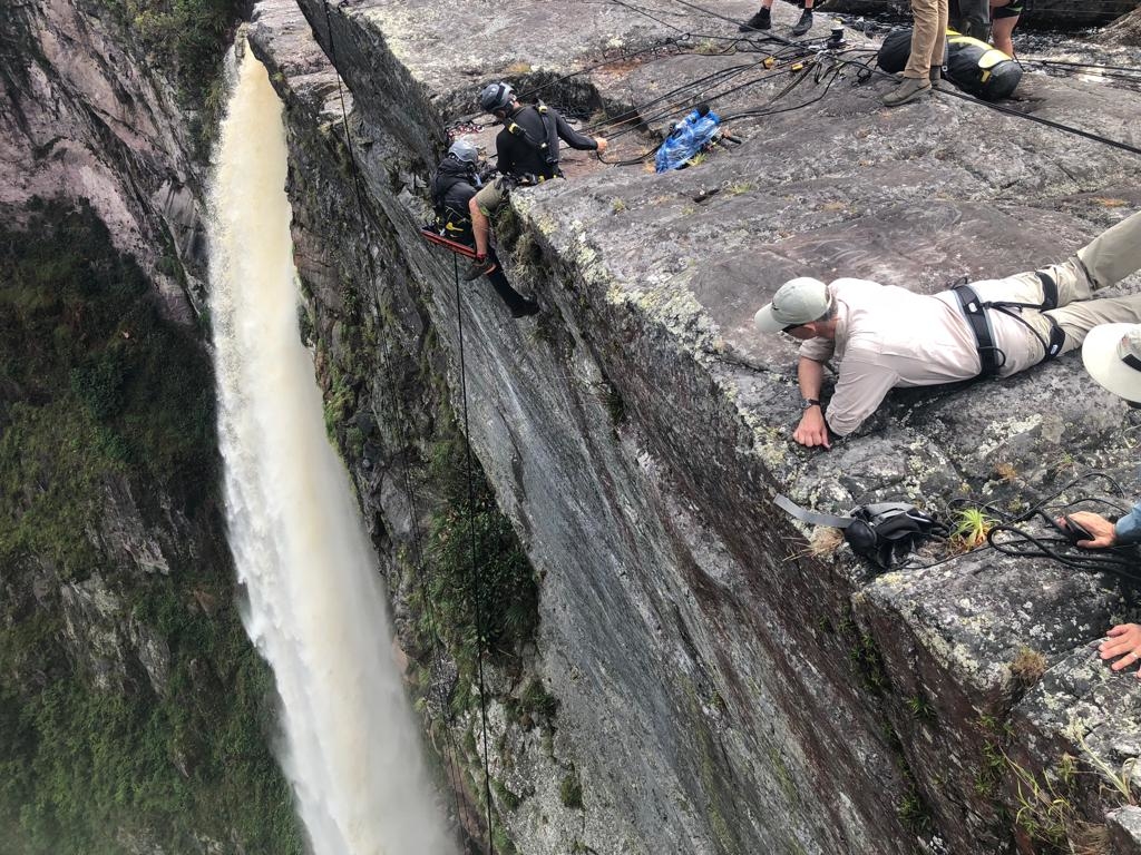 Harken Safety & Rescue | Rigging Winch Used for Waterfall Descent