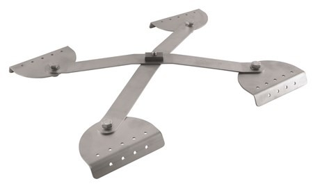 Support intermédiaire pour rail R27 Long Span monté sur toiture ...